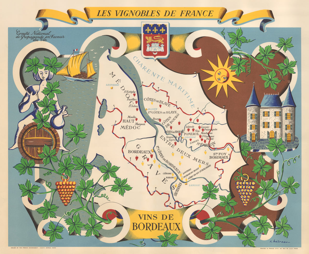 Vintage Maps of Wine, Beer & Liquor – the Vintage Map Shop
