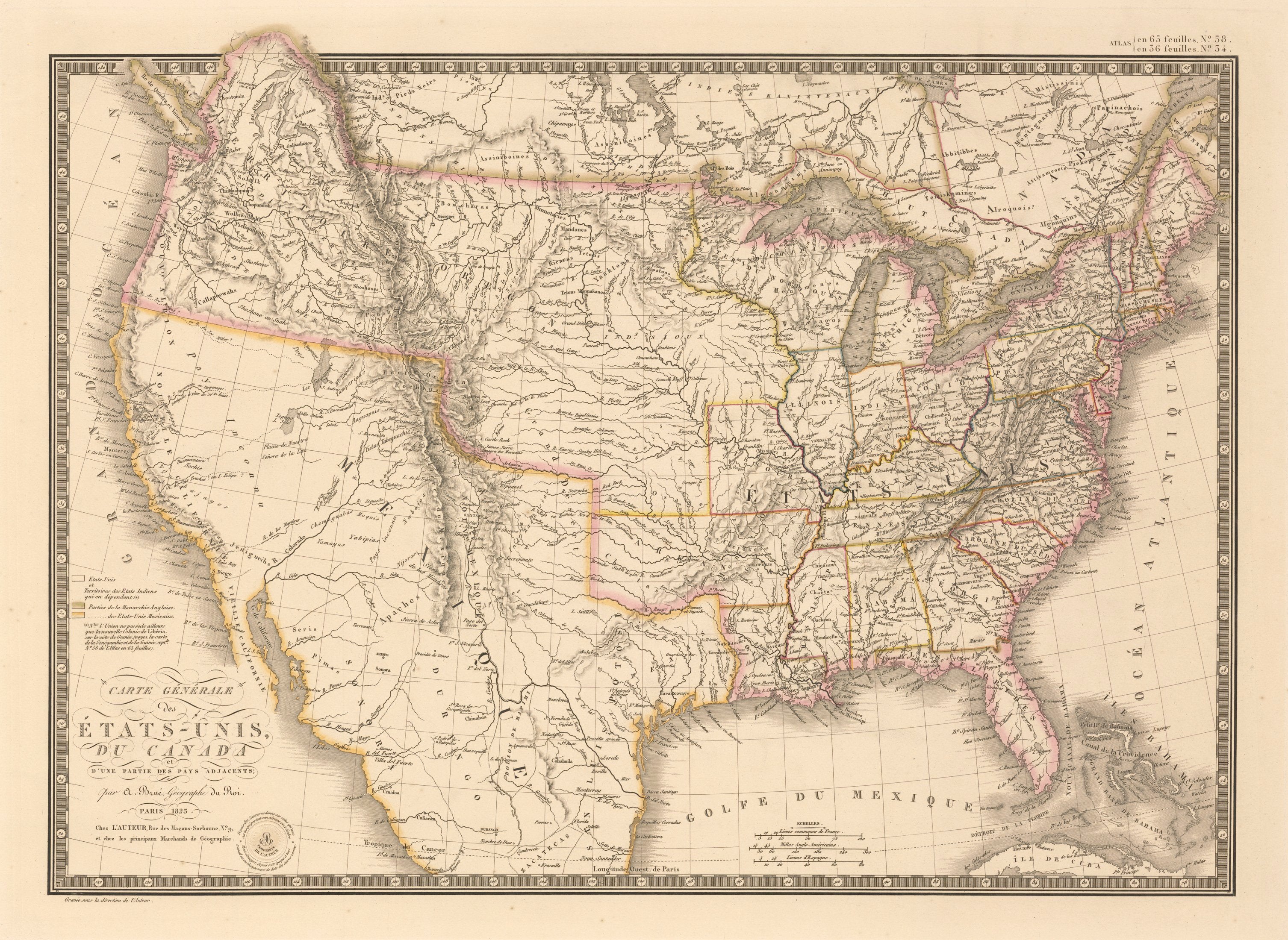 Vintage Map of the United States – the Vintage Map Shop