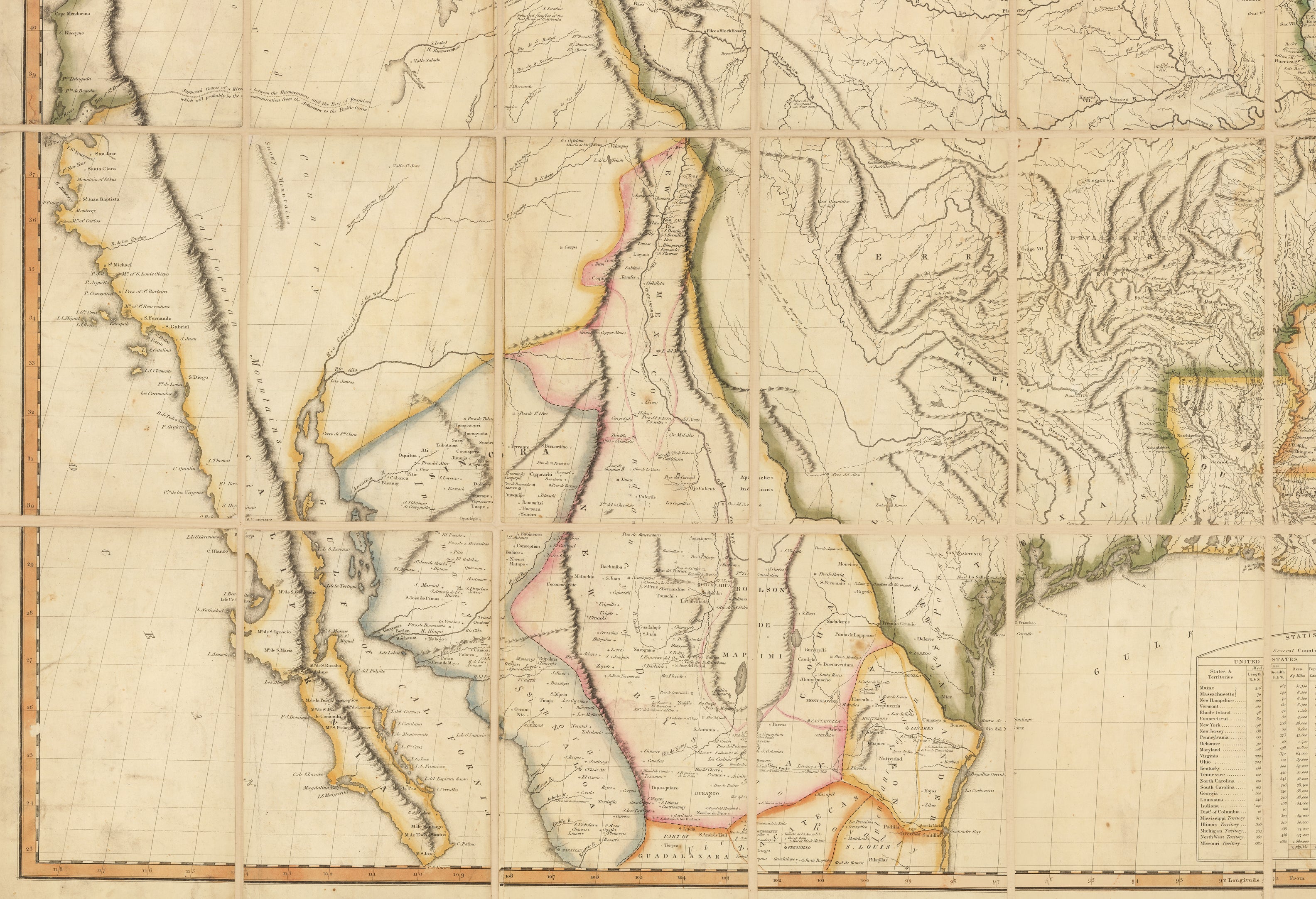 Map of the United States after Lewis & Clark by: John Melish, 1816 ...