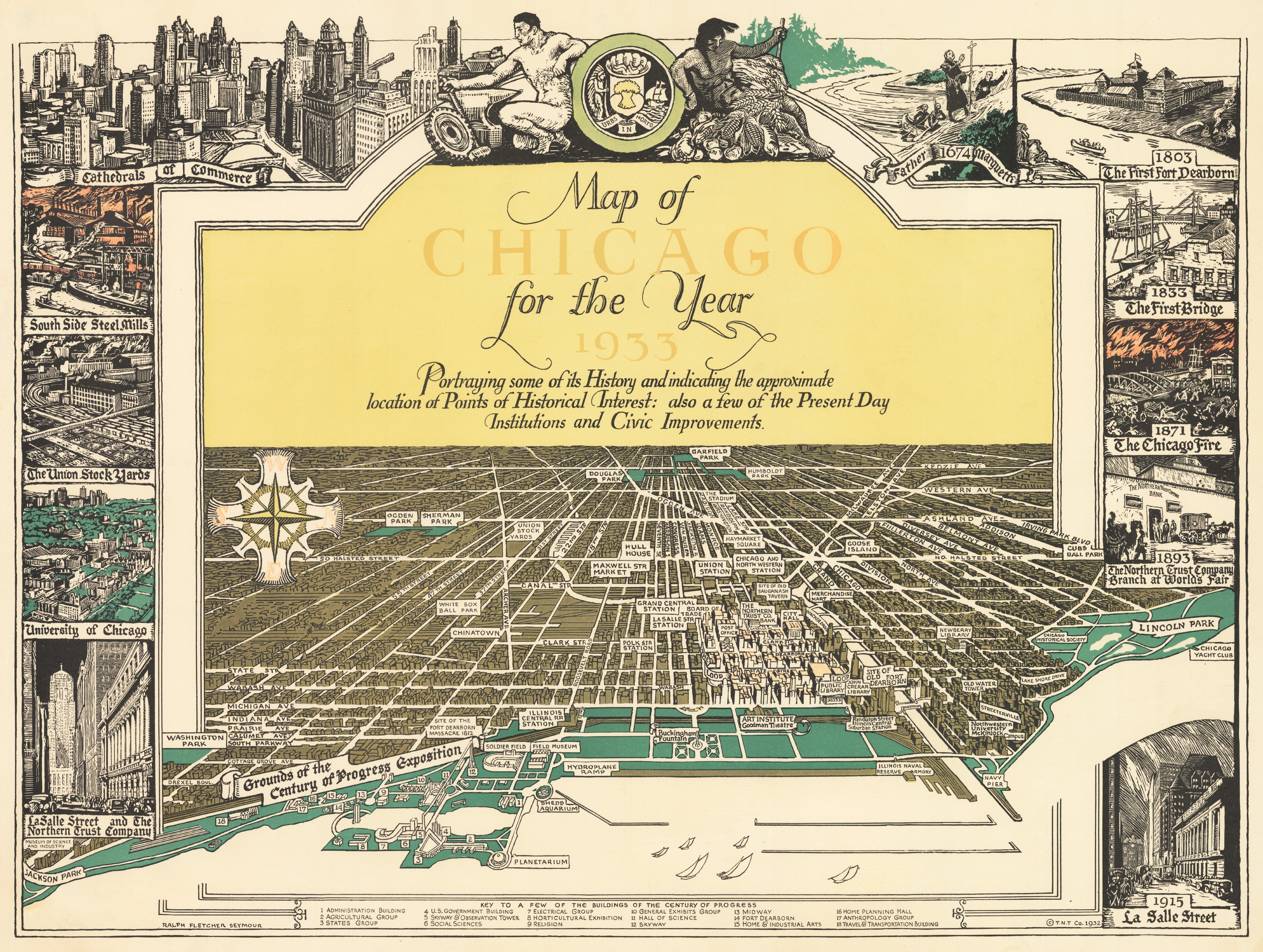 Chicago On State Map