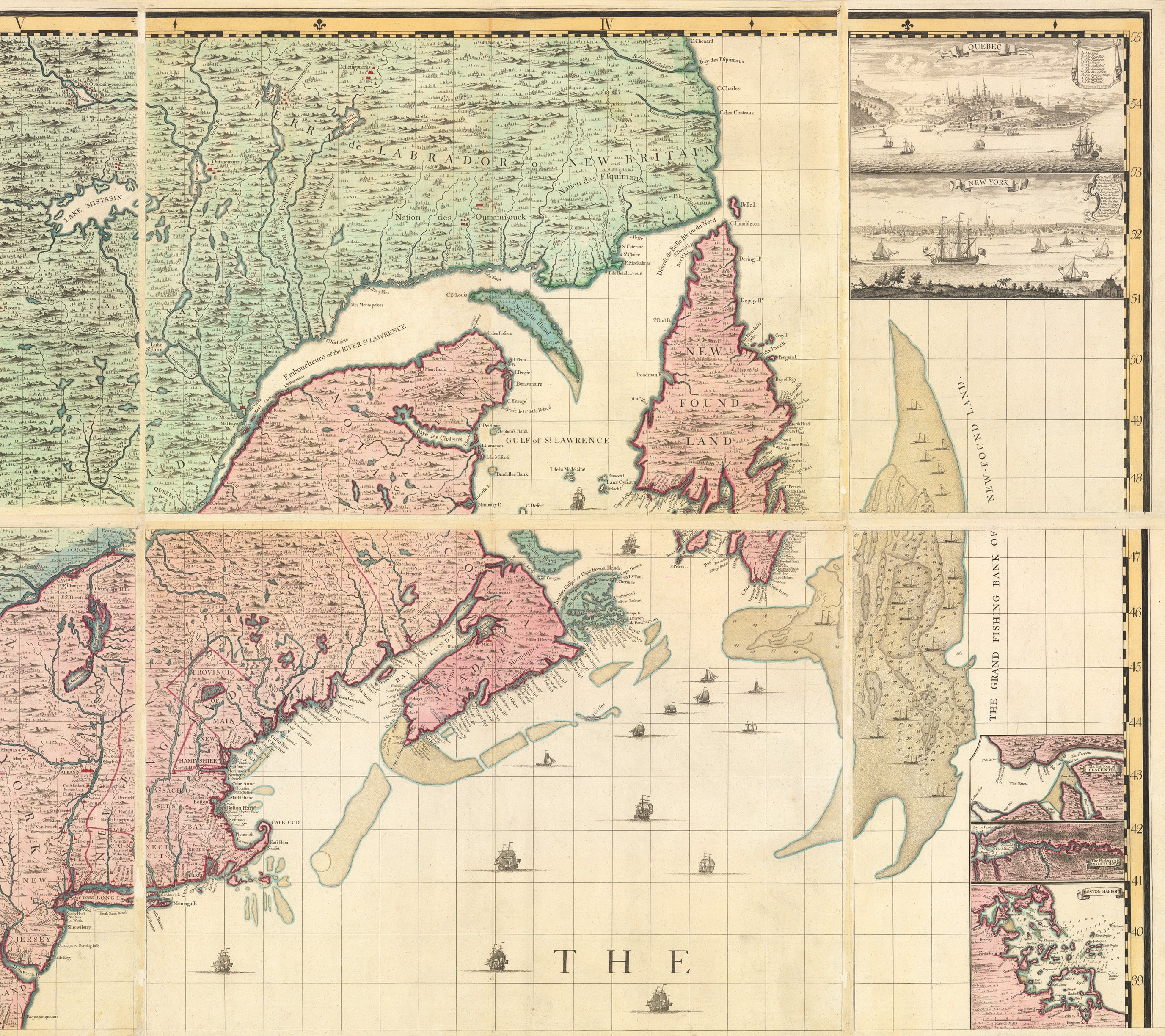A Map of the British Empire in America by: Henry Popple, 1733 – the ...