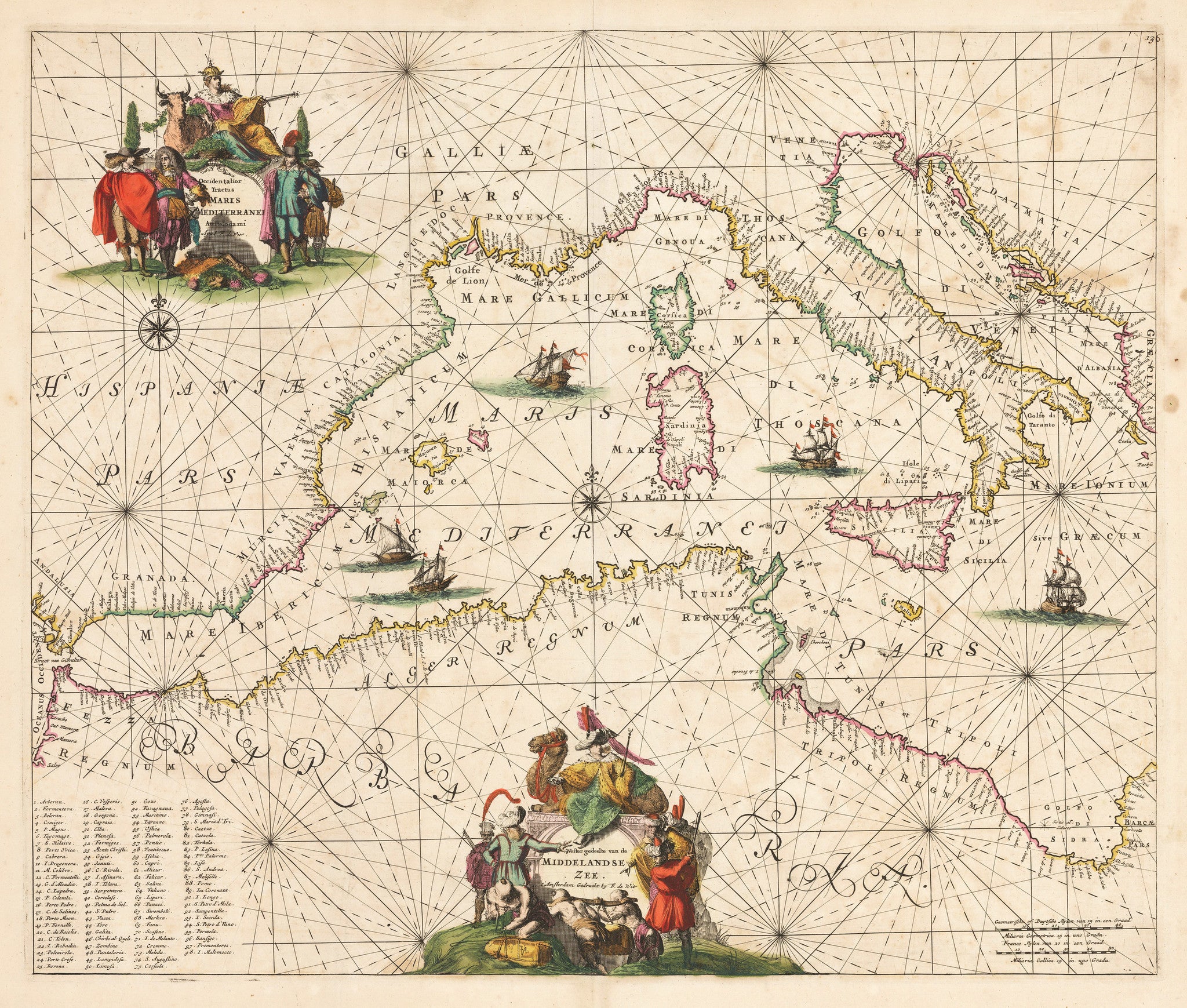 Antique Nautical Charts Nautical Charts Of Florida, FL 1780